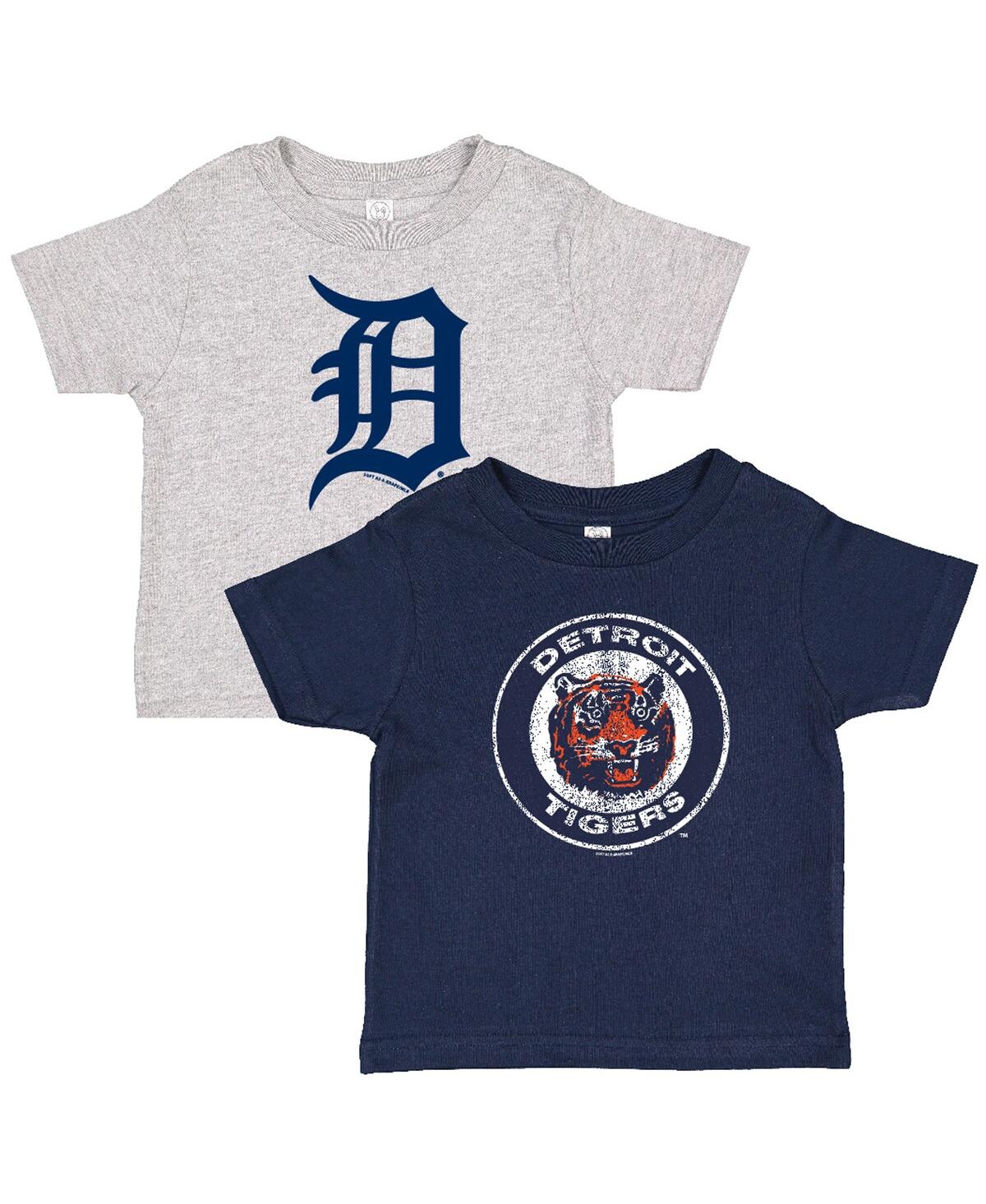 Click here for Soft As A Grape Toddler 2-Pack Navy/Heather Gray D... prices