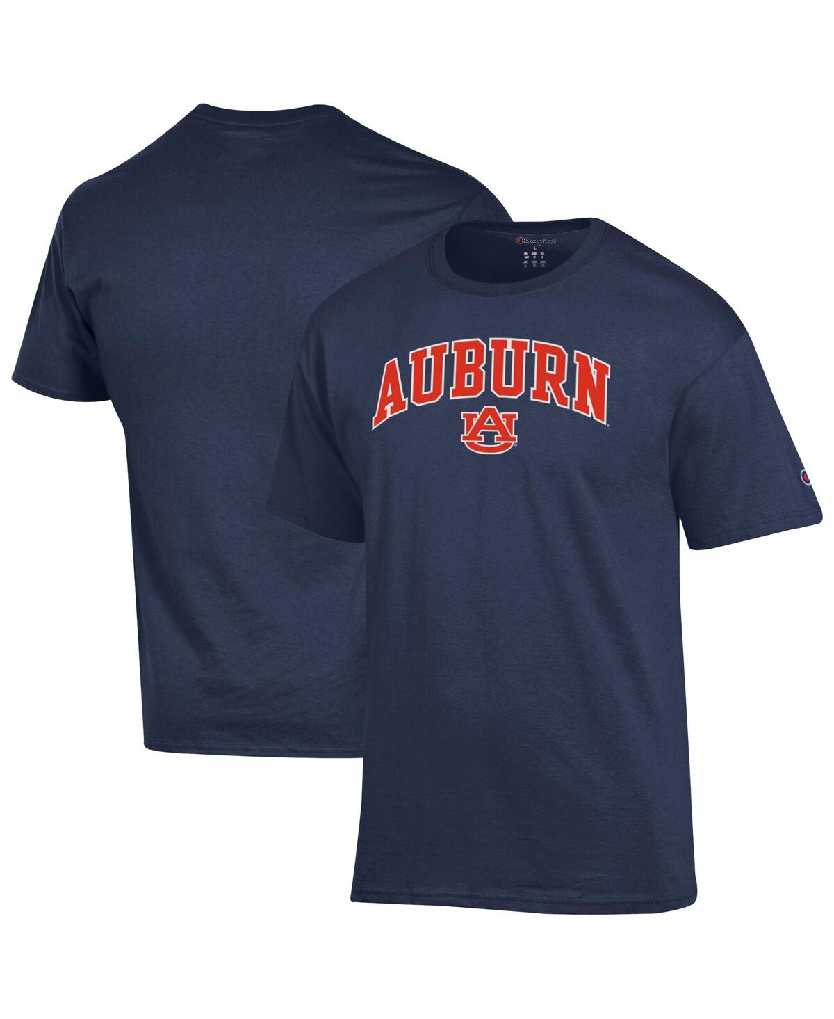 Click here for Champion Mens Navy Auburn Tigers Arch Over Logo T-... prices