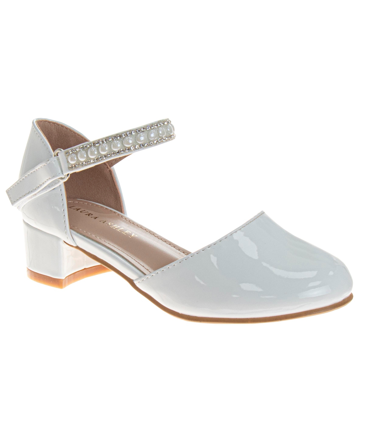 Click here for Laura Ashley Little Girls Rhinestones Low Heeled D... prices