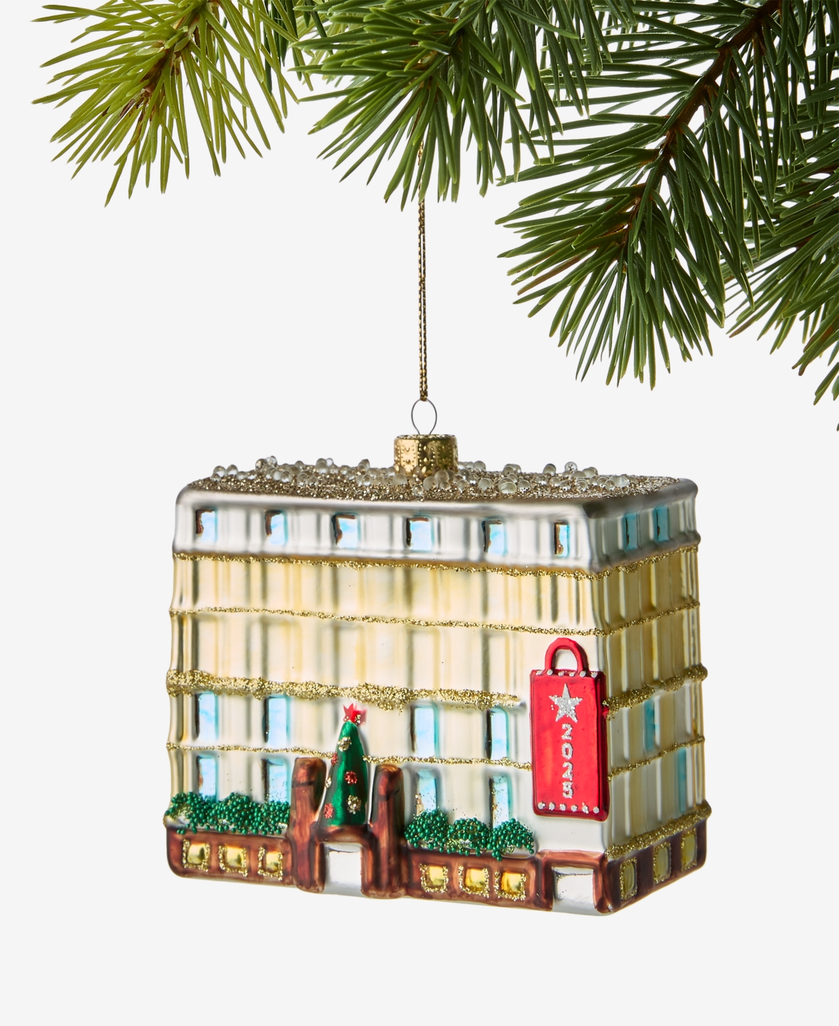 Holiday Lane Macys Believe on A Storefront Ornament  Exclusively at Macys