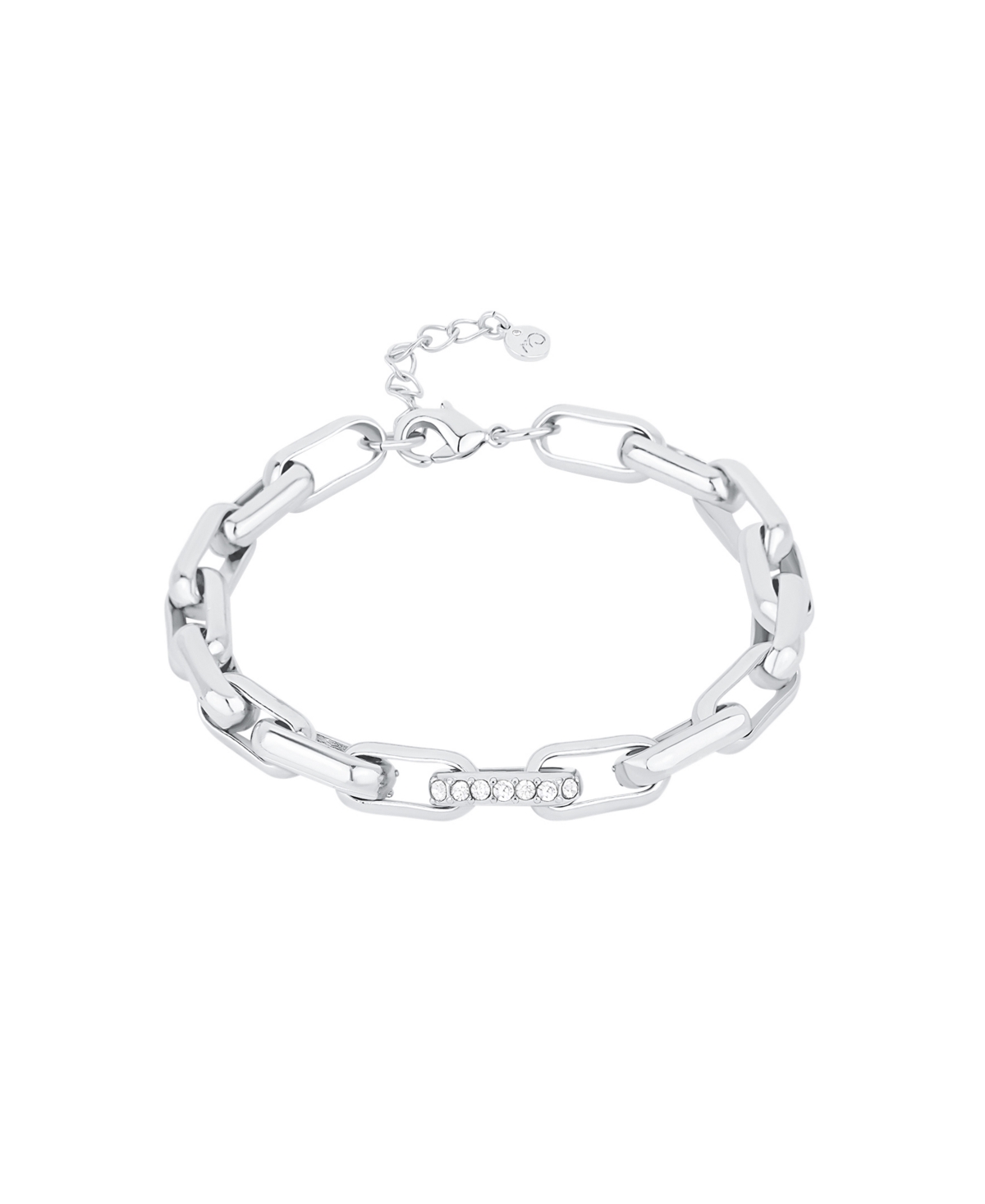 Click here for And Now This Crystal Chain Link Bracelet - Silver prices