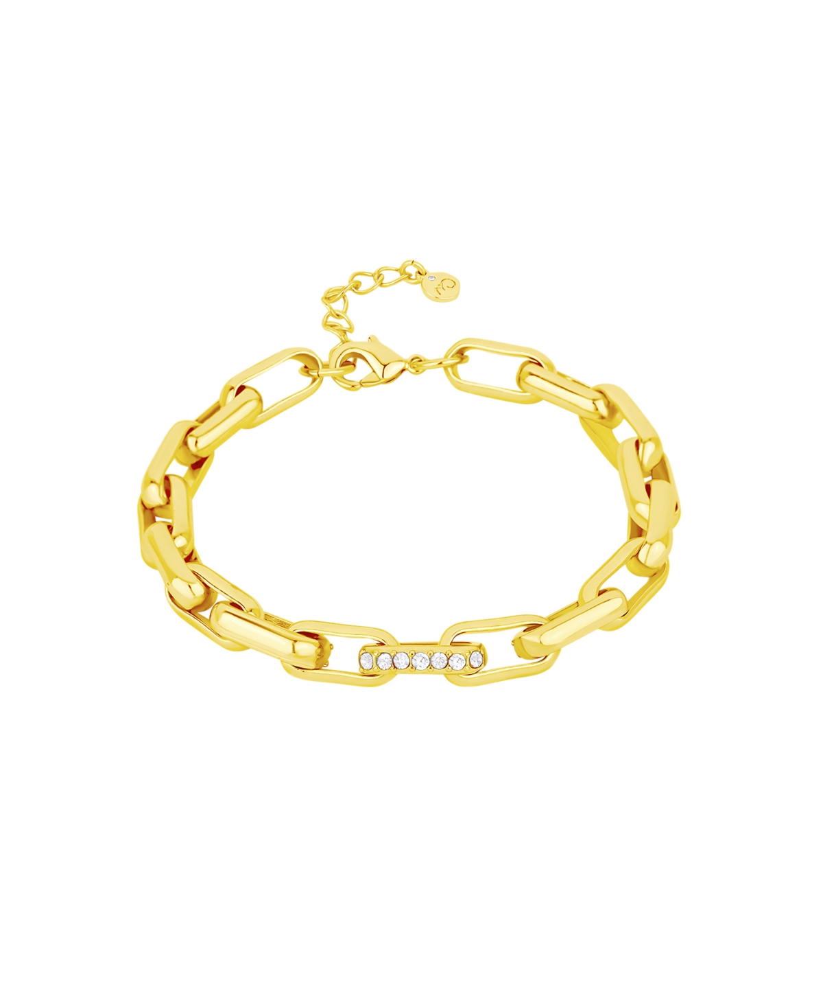 Click here for And Now This Crystal Chain Link Bracelet - Gold prices