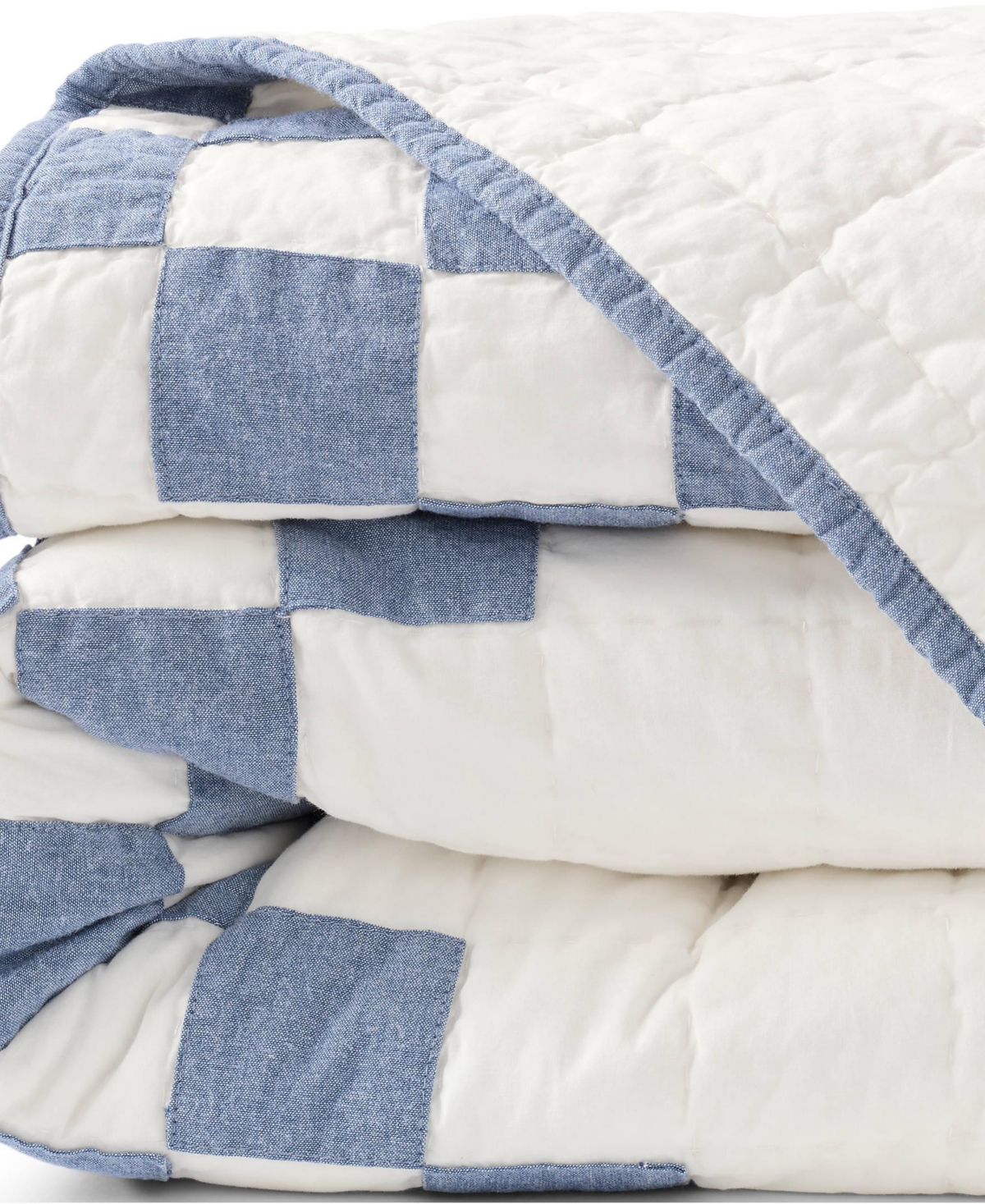 Click here for Lands End Irish Chain Quilt - Chambray irish chain prices