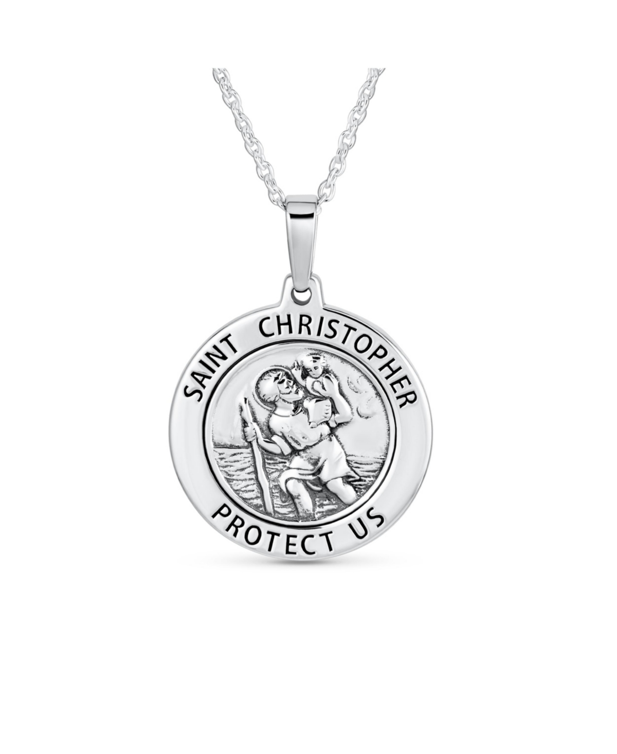 Click here for Bling Jewelry Large Size Patron Of Safe Travel &#x... prices