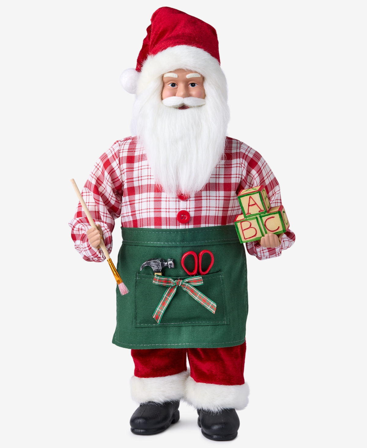 Click here for Holiday Lane Heritage Caucasian Artist Santa  Macy... prices