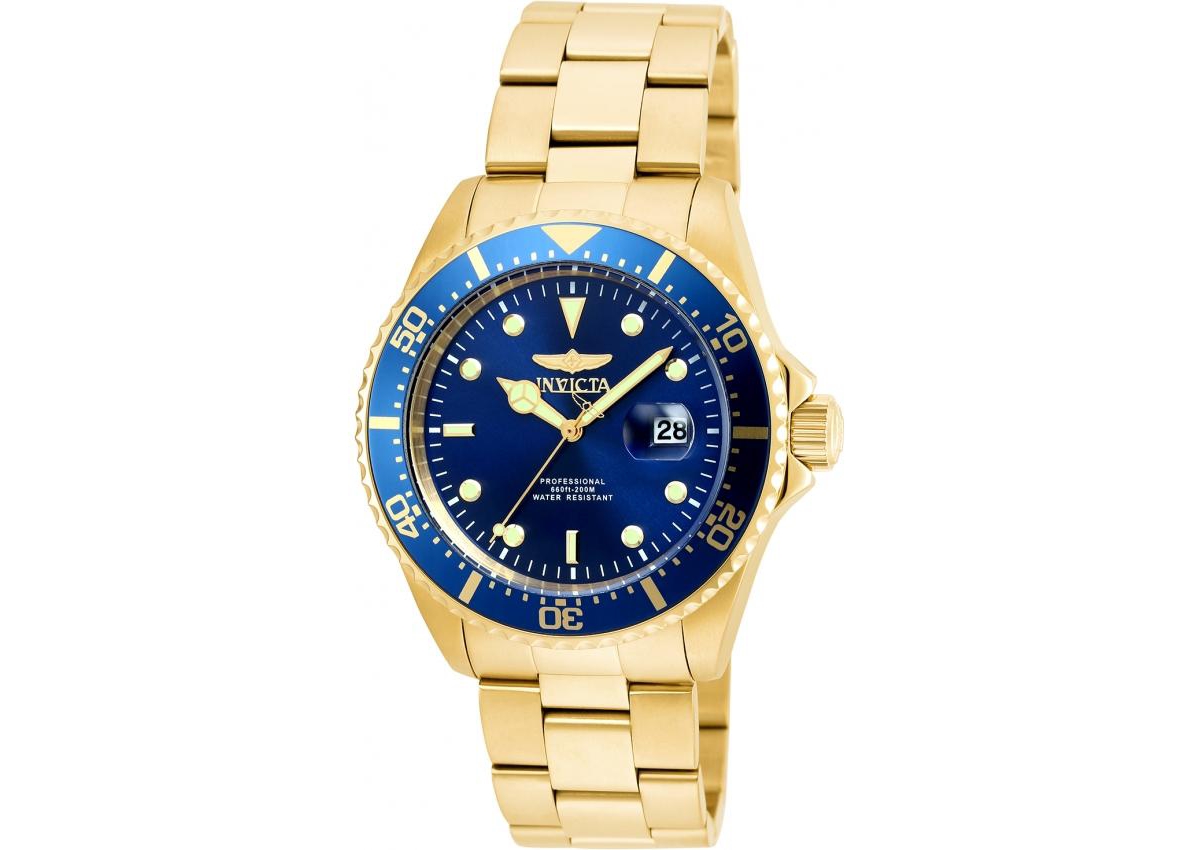 Click here for Invicta Mens 22063 Pro Diver Quartz 3 Hand Blue Di... prices
