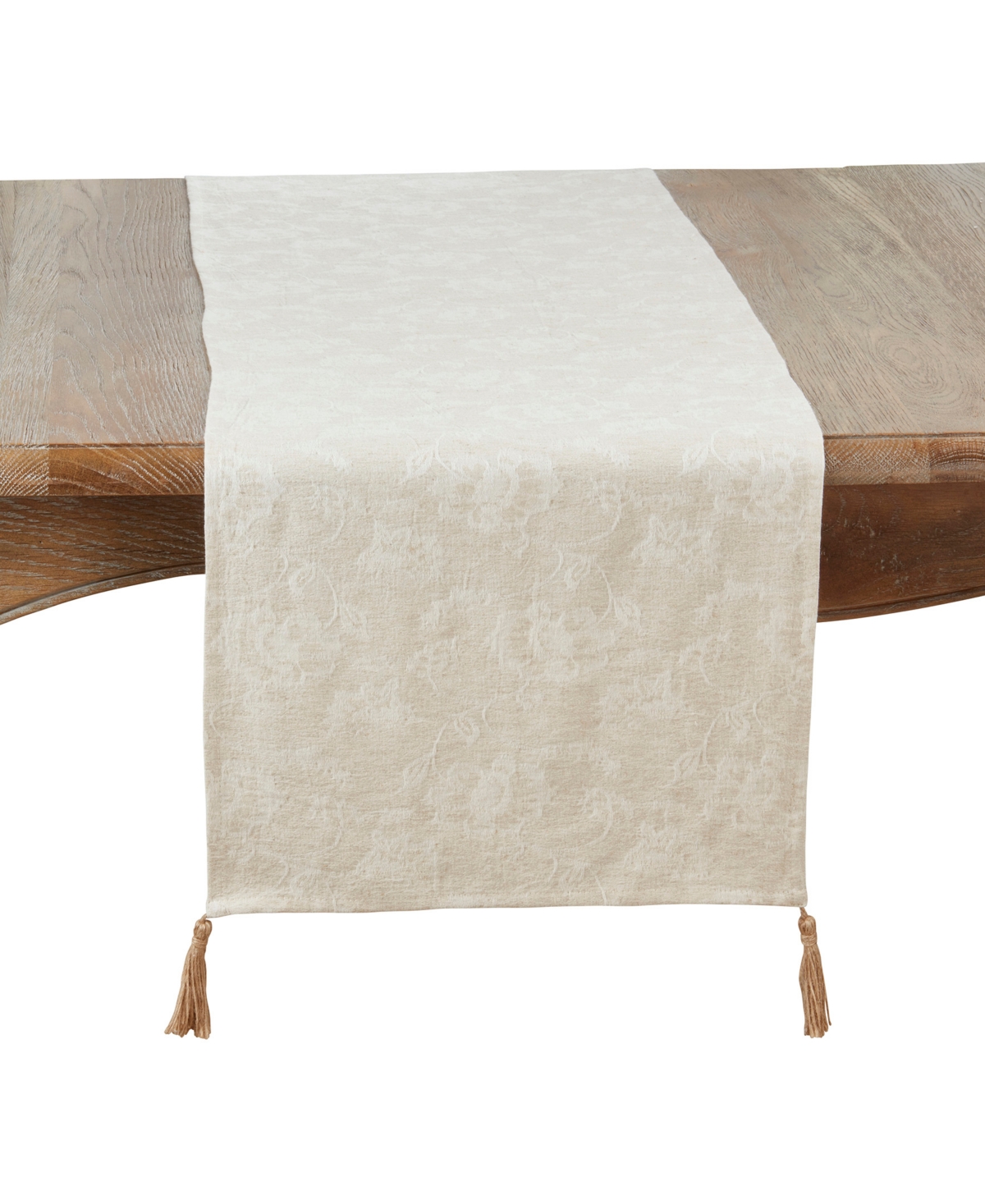 Click here for Saro Lifestyle Mixed Linen Jacquard Table Runner... prices