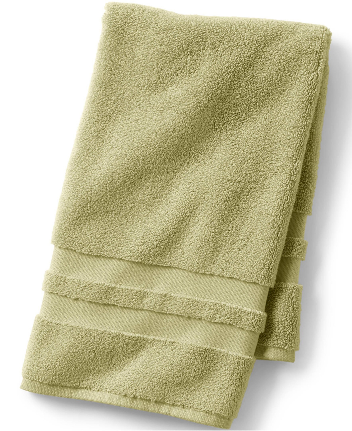 Click here for Lands End Essential Cotton Hand Towel - Fresh oliv... prices