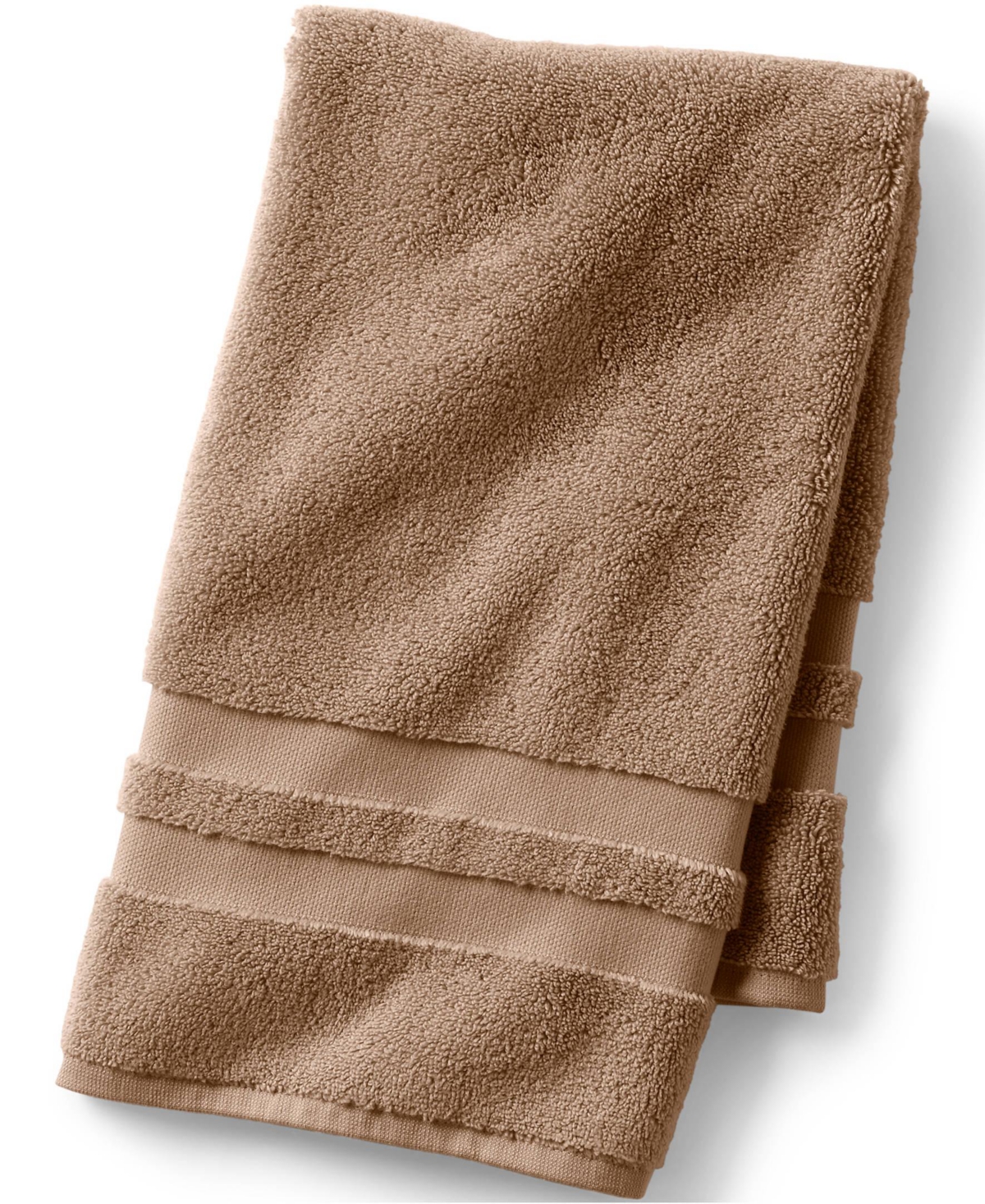 Click here for Lands End Essential Cotton Hand Towel - Dark jute... prices