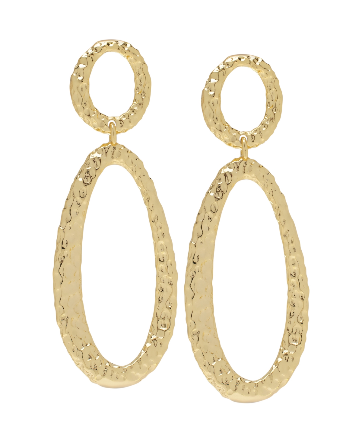 Click here for Macys Womens Oval Drop Stud Earrings - Gold prices