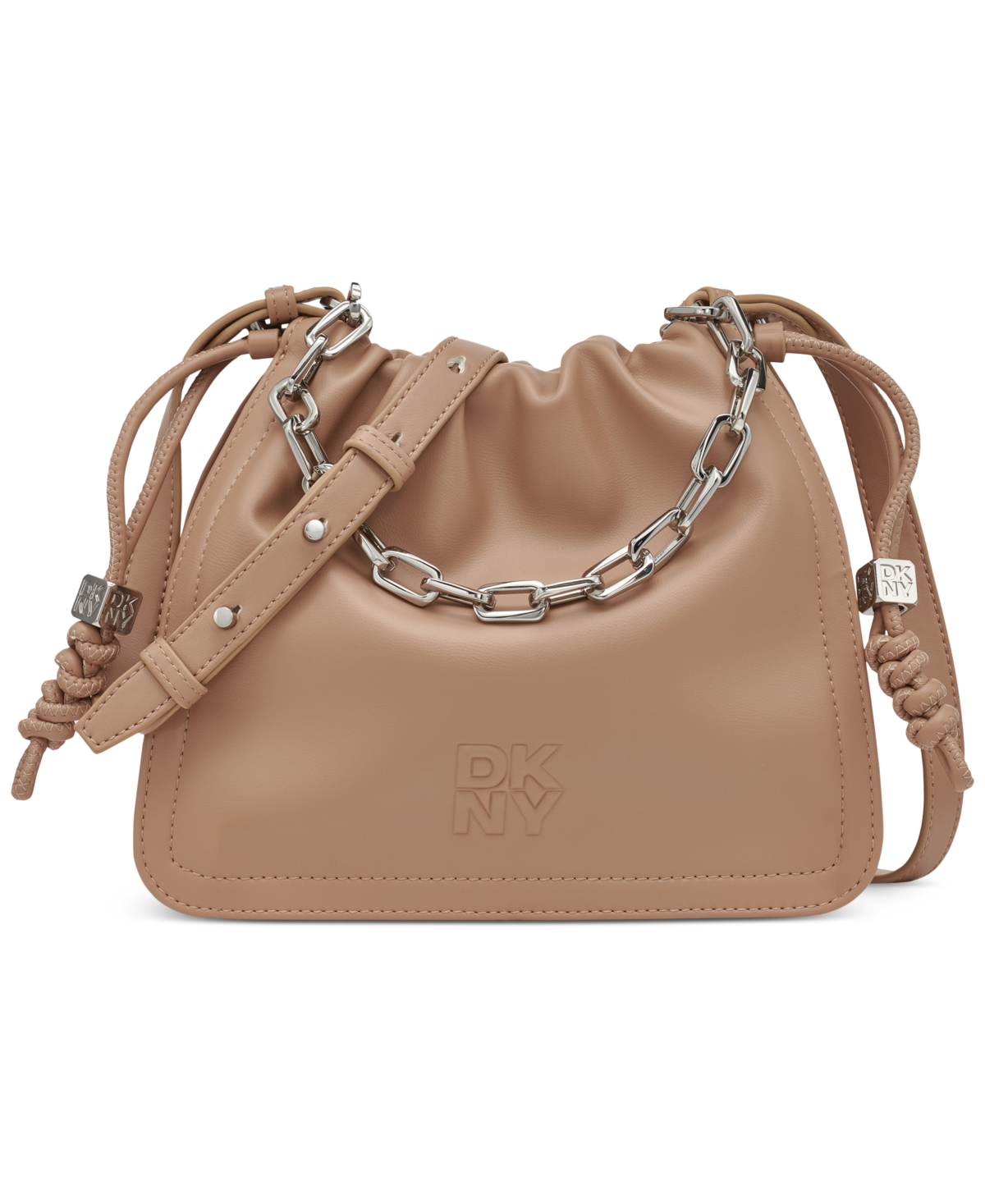 Click here for Dkny Halle Drawstring Crossbody - Cappucino prices