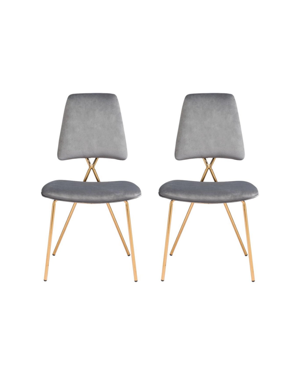 Click here for Set of Two Open Back Velvet Dining Side Chairs for... prices