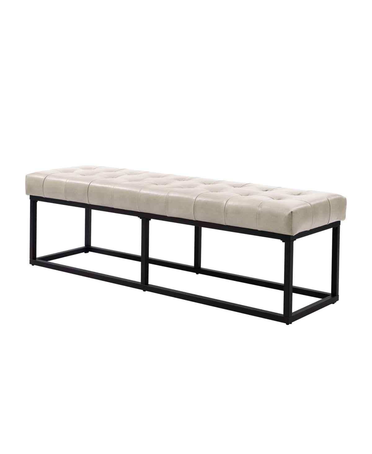 Click here for Narciso 60 Wide Bedroom Bench with Genuine Leather... prices