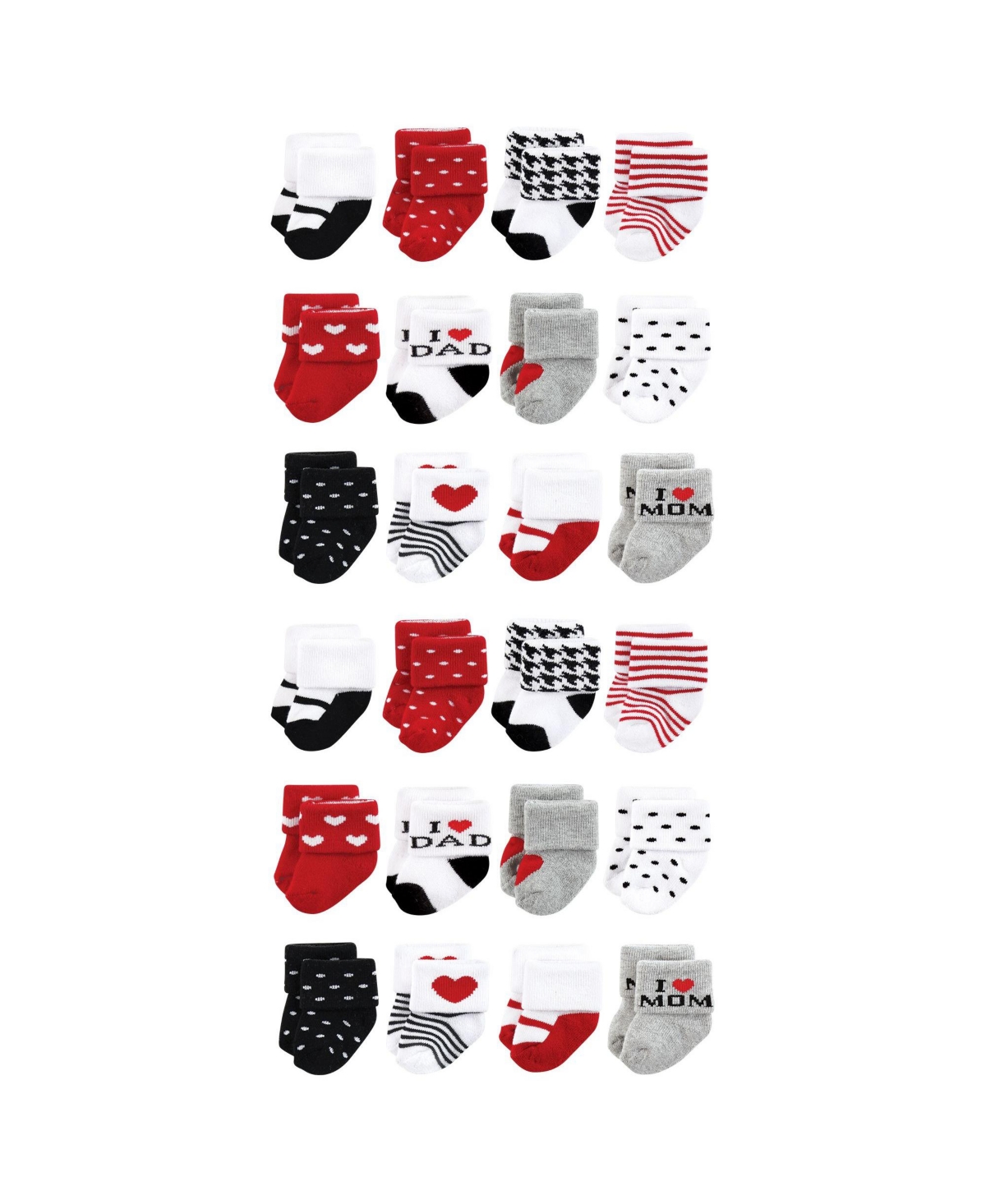 Click here for Hudson Baby Baby Boys Hudson 24Pk Terry Socks - Mo... prices