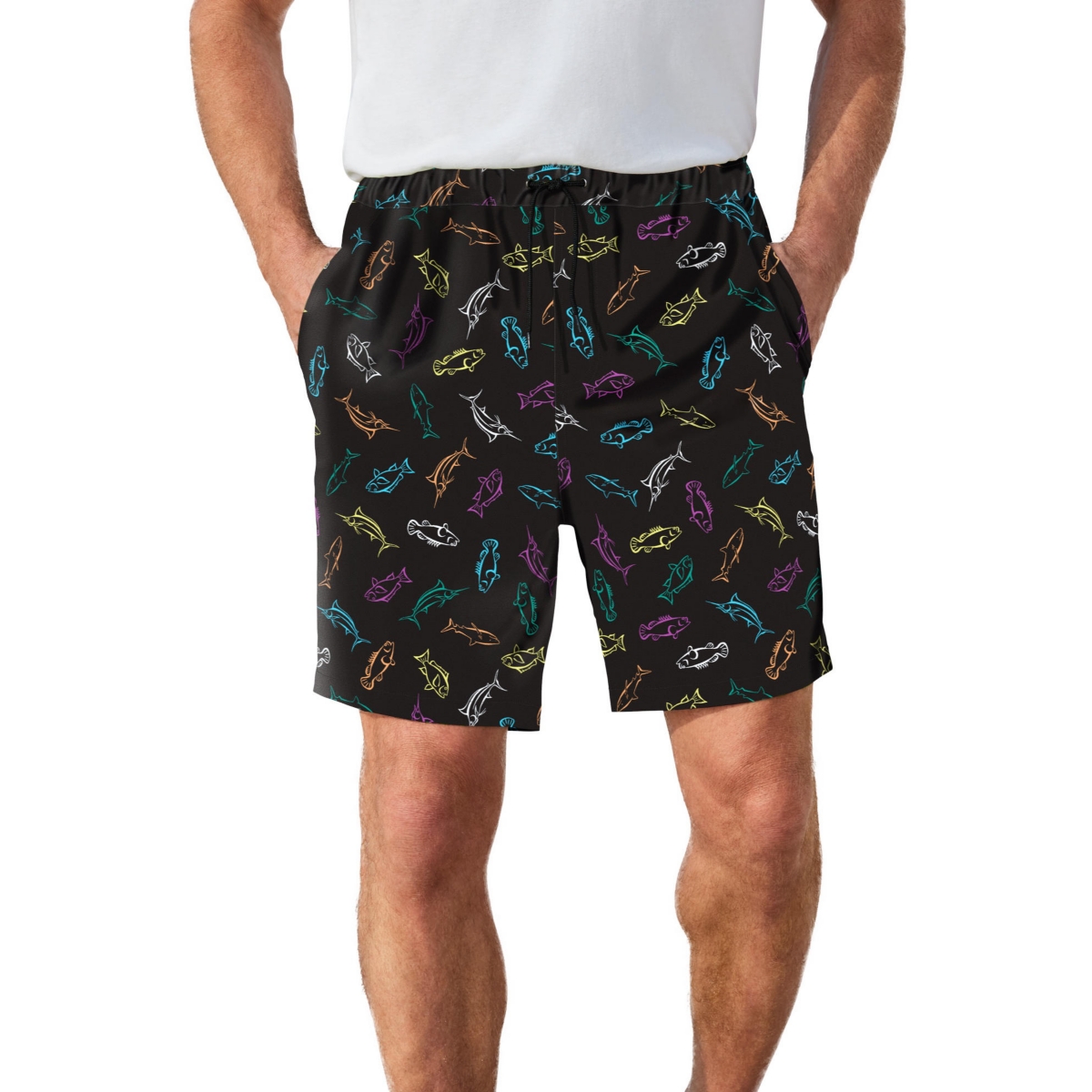 Click here for KingSize Big & Tall 8" Swim Trunks With Super... prices