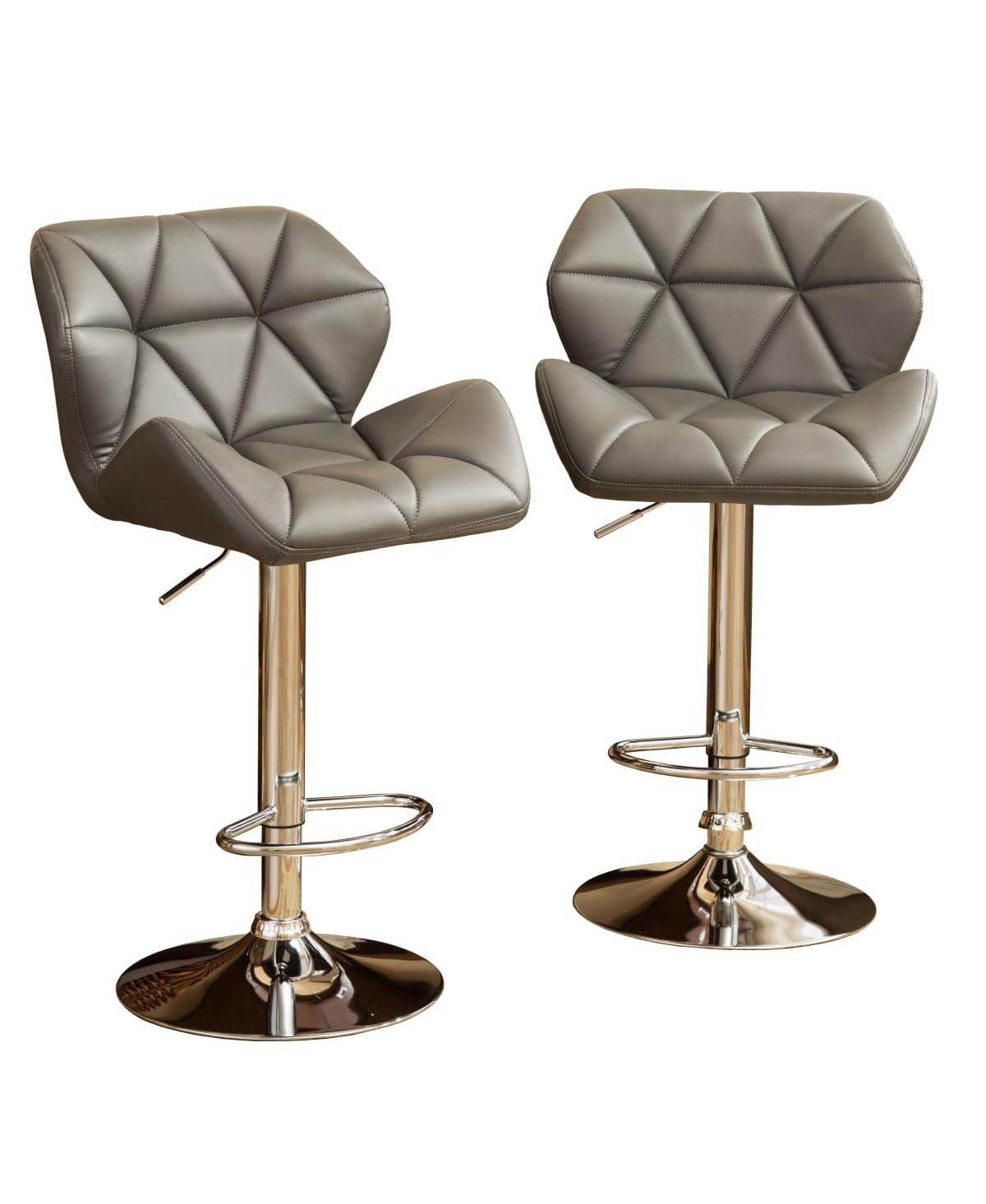 Click here for Set of 2 Adjustable Swivel Bar Stools with Diamond... prices