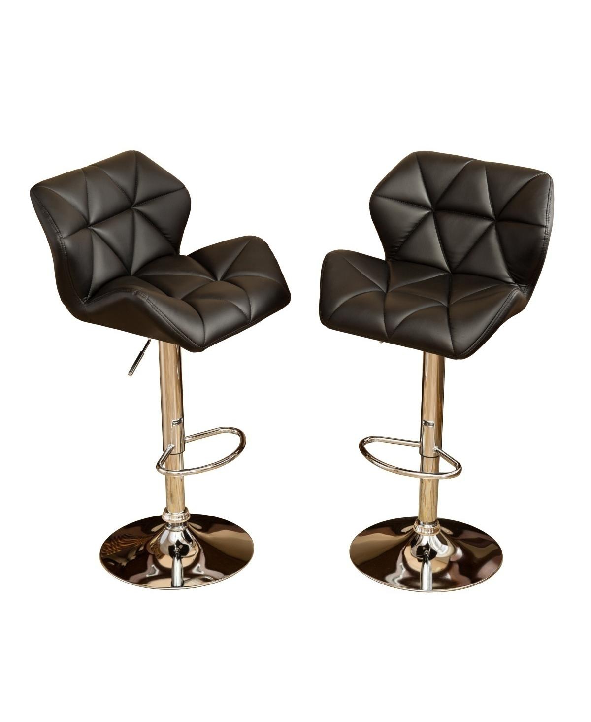 Click here for Set of 2 Adjustable Swivel Bar Stools with Diamond... prices