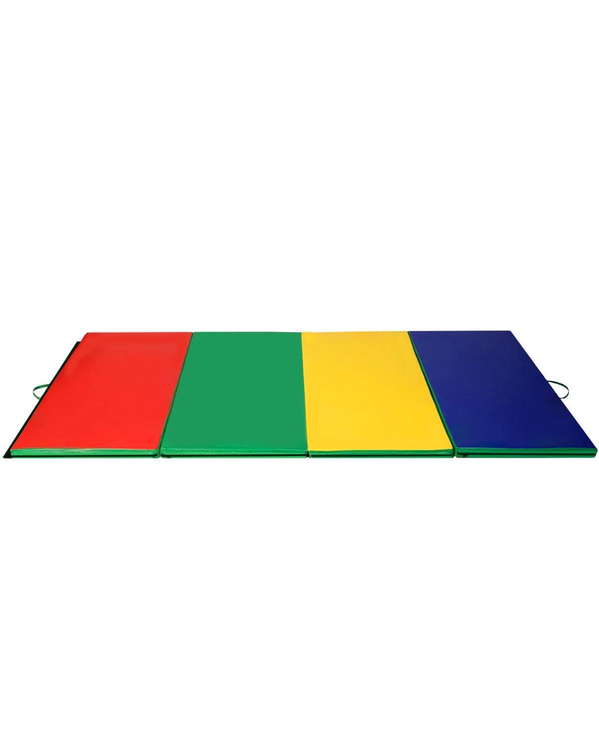 Click here for 4 Feet x 10 Feet Thick Folding Panel Gymnastics Ma... prices