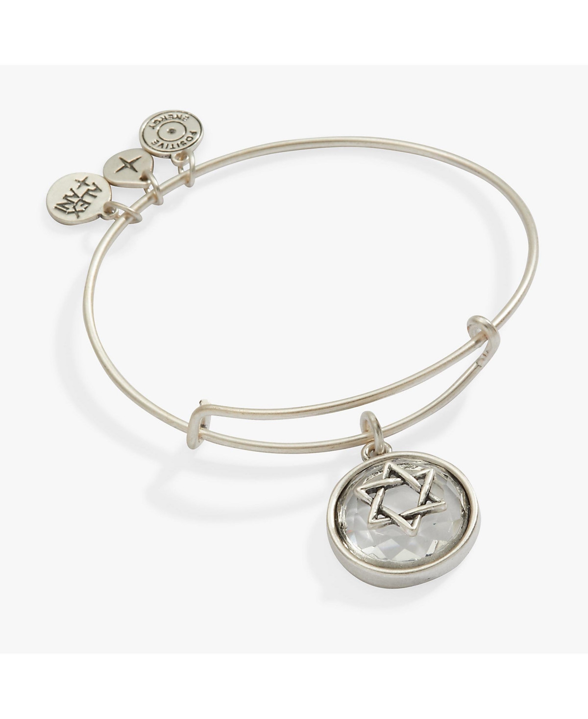 Click here for Alex and Ani Star Of David Crystal Charm Bangle Br... prices