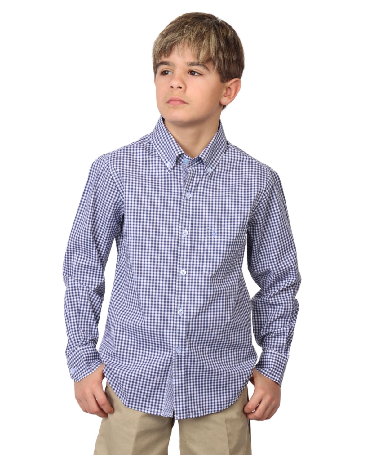 Click here for TailorByrd Big Boys Signature Gingham Long Sleeve... prices
