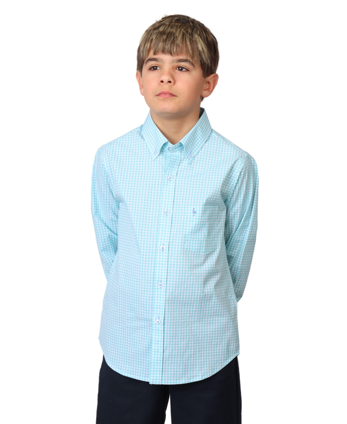Click here for TailorByrd Big Boys Signature Gingham Long Sleeve... prices