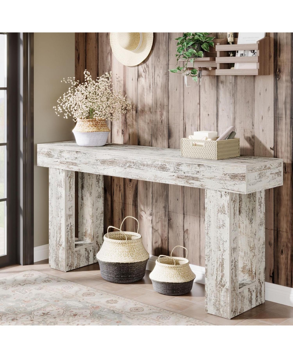 Click here for Tribesigns 63-Inch Long Console Table  Farmhouse W... prices