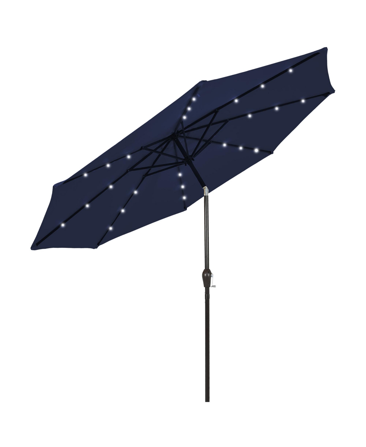 Click here for Gymax 9FT Solar Umbrella Led Patio Market Steel Ti... prices