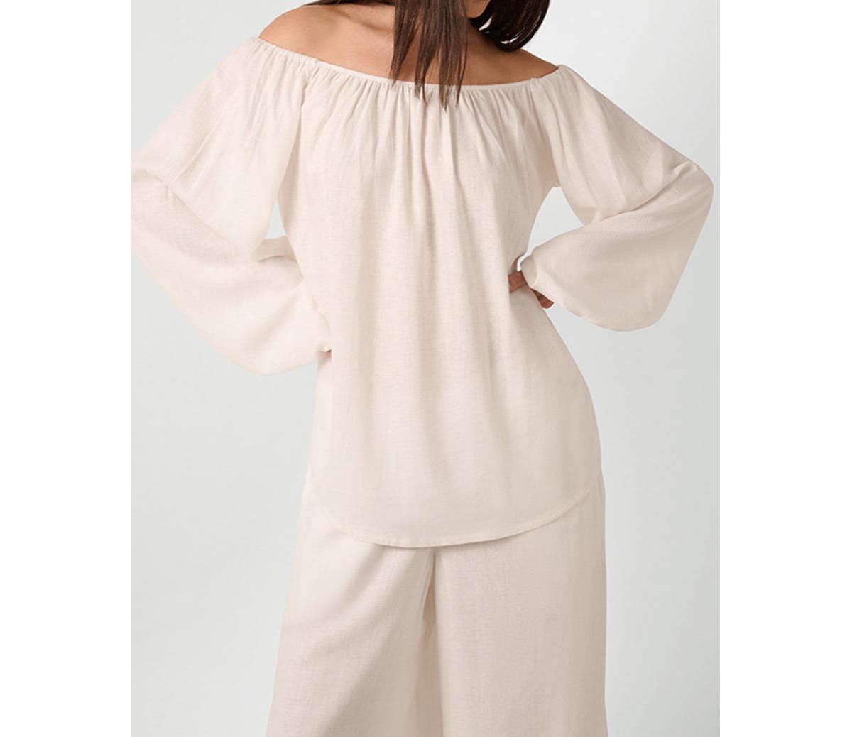 Click here for WeWoreWhat Womens Off The Shoulder Top - White prices