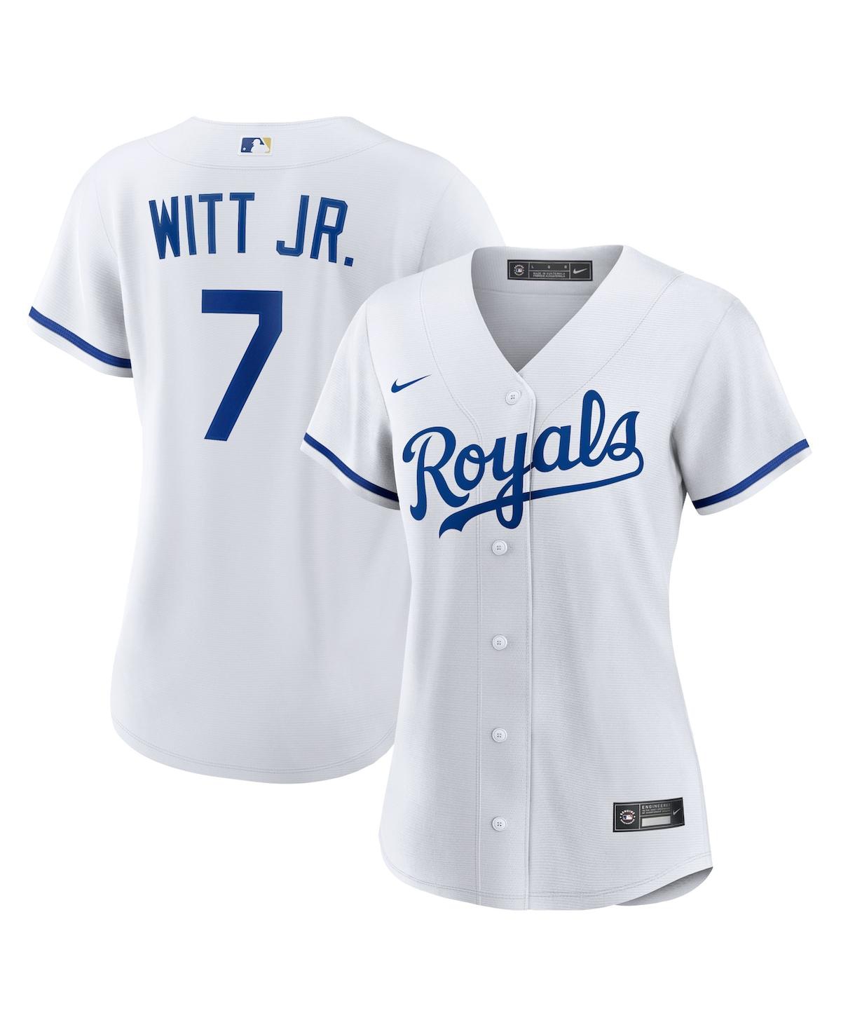 Click here for Nike Womens Bobby Witt Jr. White Kansas City Royal... prices