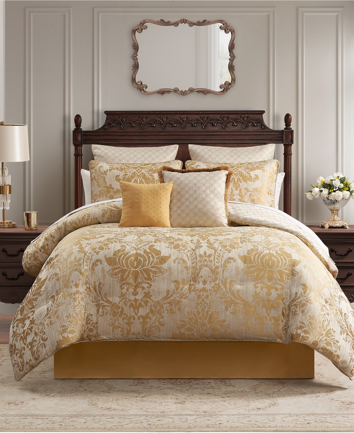 Click here for Waterford Tarmon Jacquard 8-Pc. Comforter Set  Que... prices