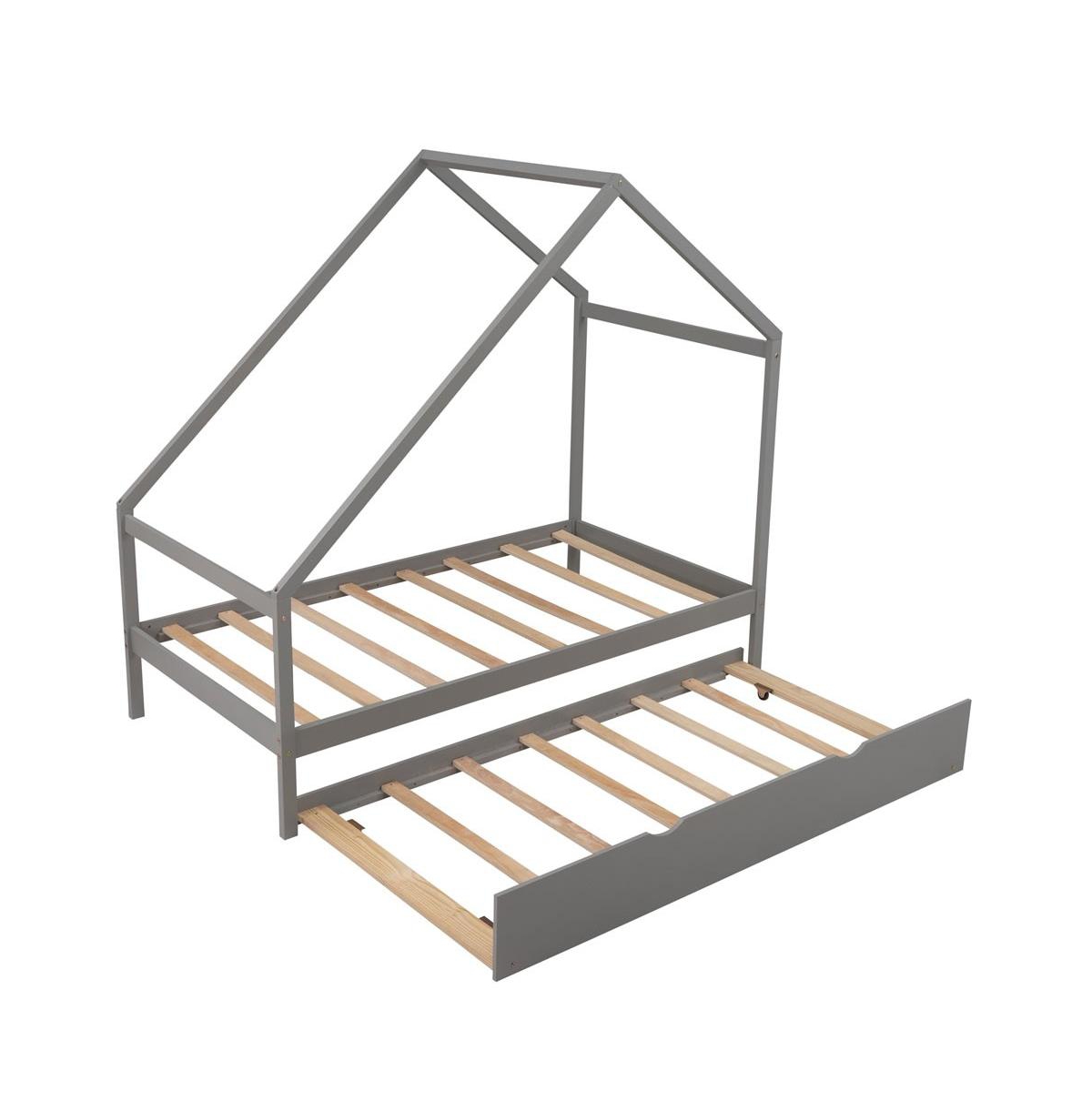 Click here for Bed Frame with Trundle for Small Spaces or Sleepov... prices
