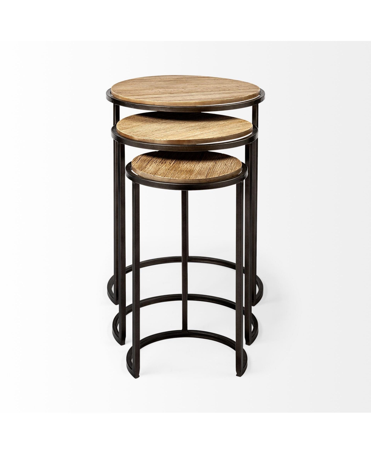 Click here for Solid Wood Round End Tables Set – Ideal for... prices
