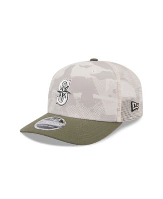 New Era Men's Light Beige/Olive Seattle Mariners 2025 Armed Forces Day ...