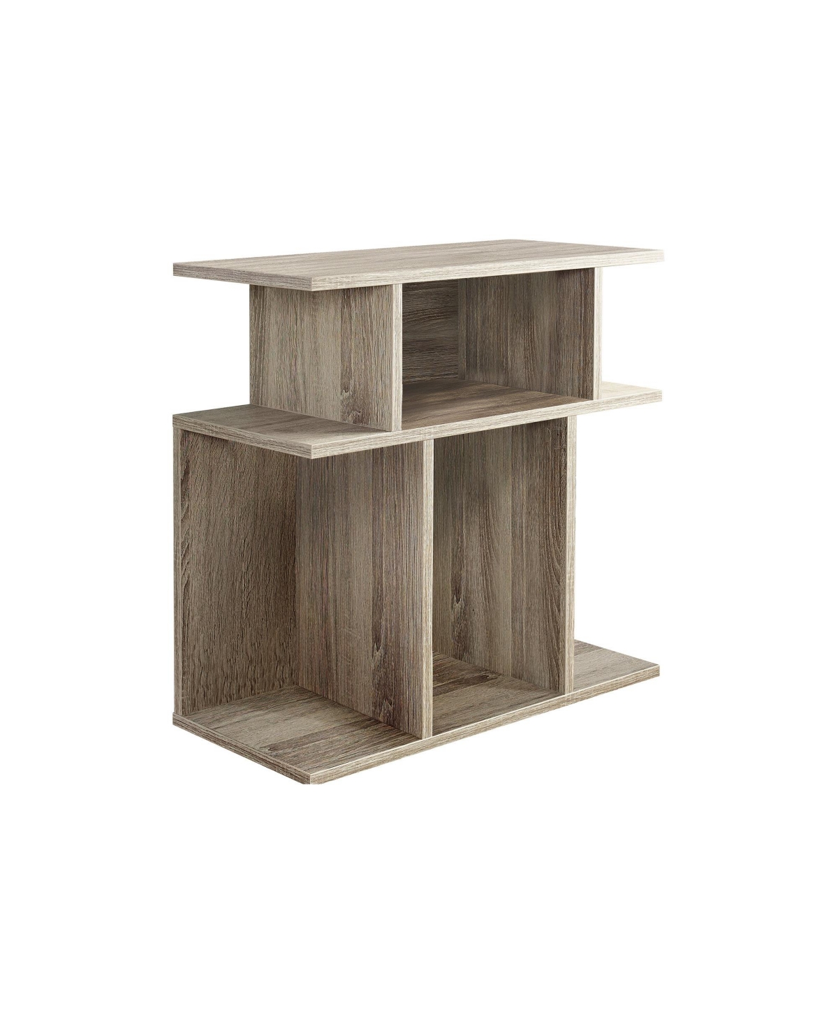 Click here for Modern Wood End Table with Six Open Shelves for Or... prices