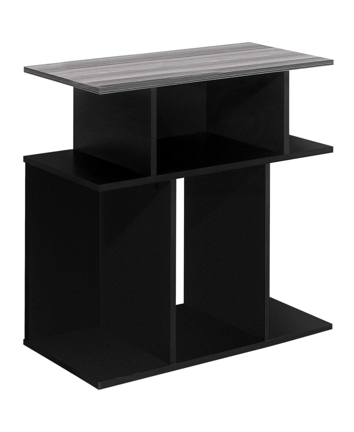 Click here for Modern Wood End Table with Six Open Shelves for Or... prices