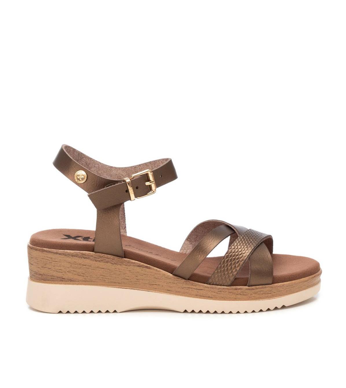 Click here for Womens Criss Cross Straps Low Wedge Sandals By Xti... prices