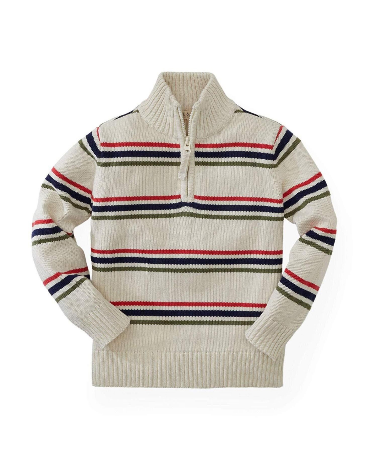Click here for Hope & Henry Baby Boys Long Sleeve Half Zip Pullov... prices
