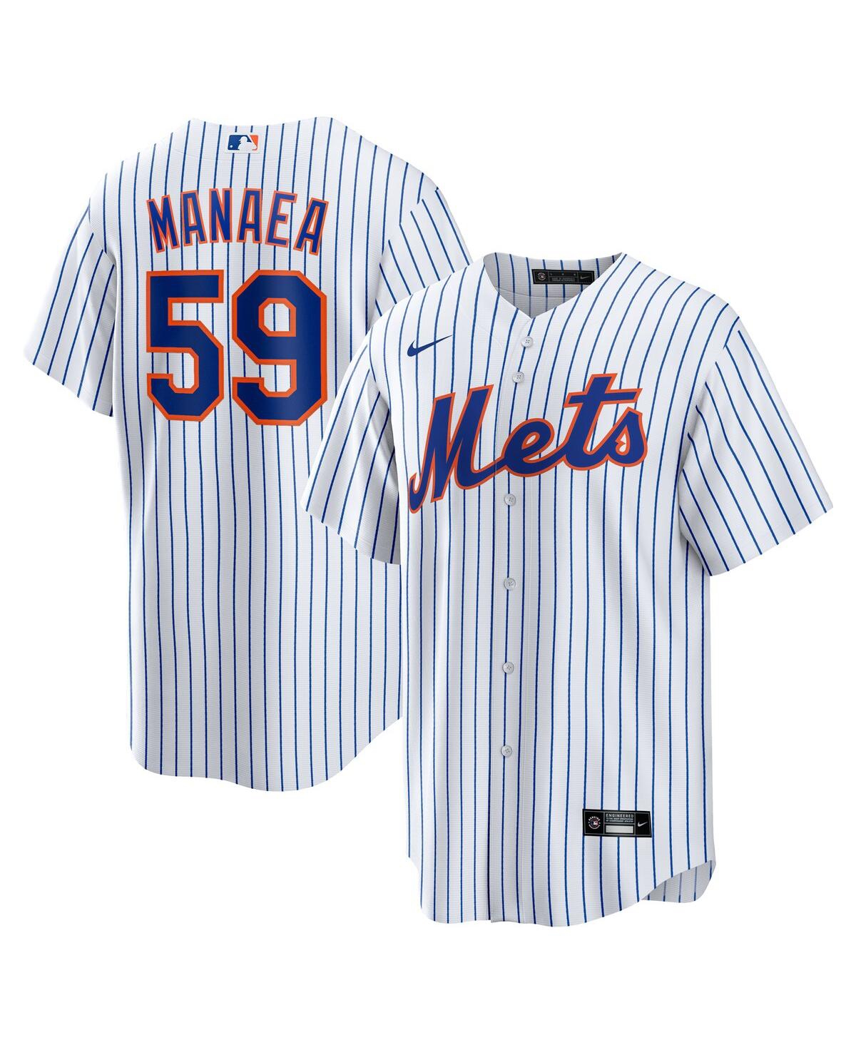 Click here for Nike Mens Sean Manaea White New York Mets Home Rep... prices