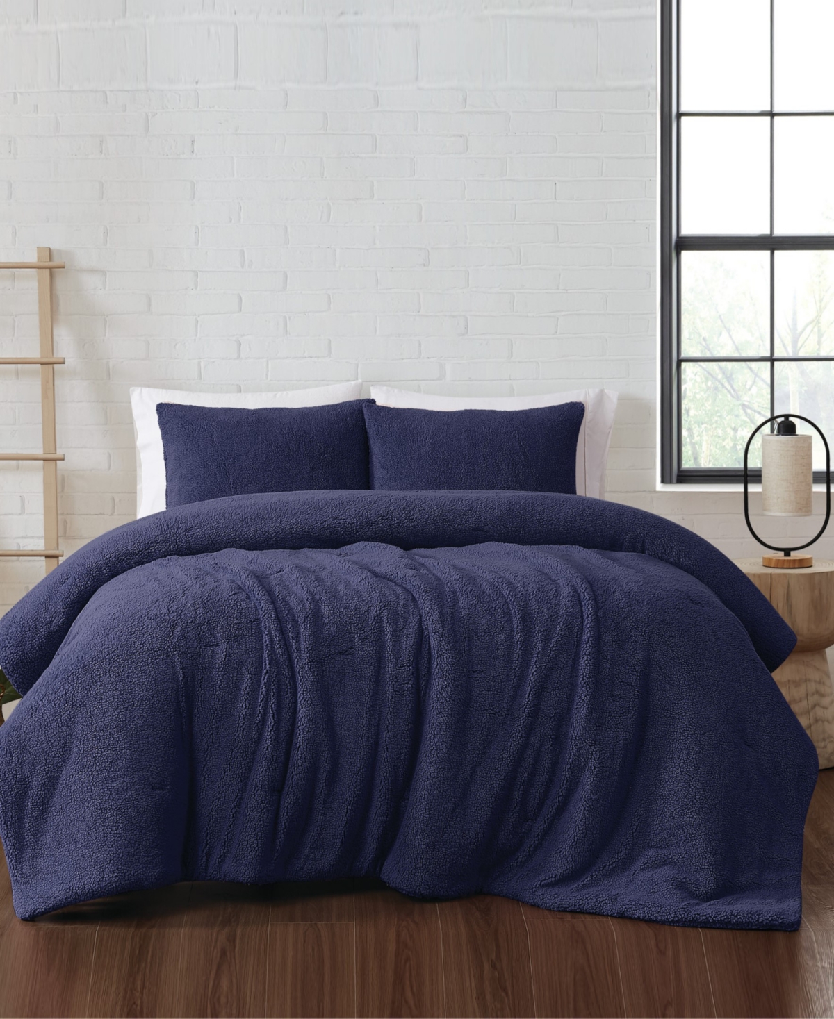 Click here for Brooklyn Loom Marshmallow Sherpa 3-Pc. Comforter S... prices