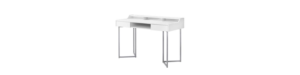 Click here for Sleek Writing Table with Storage Drawers for Study... prices