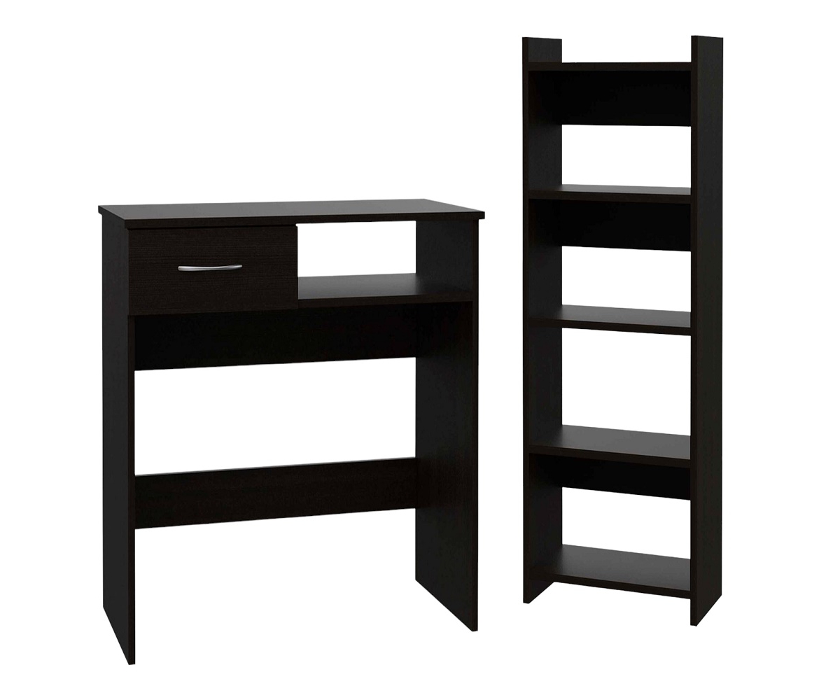 Click here for 32" Black Computer Desk Desk and Bookshelf Se... prices