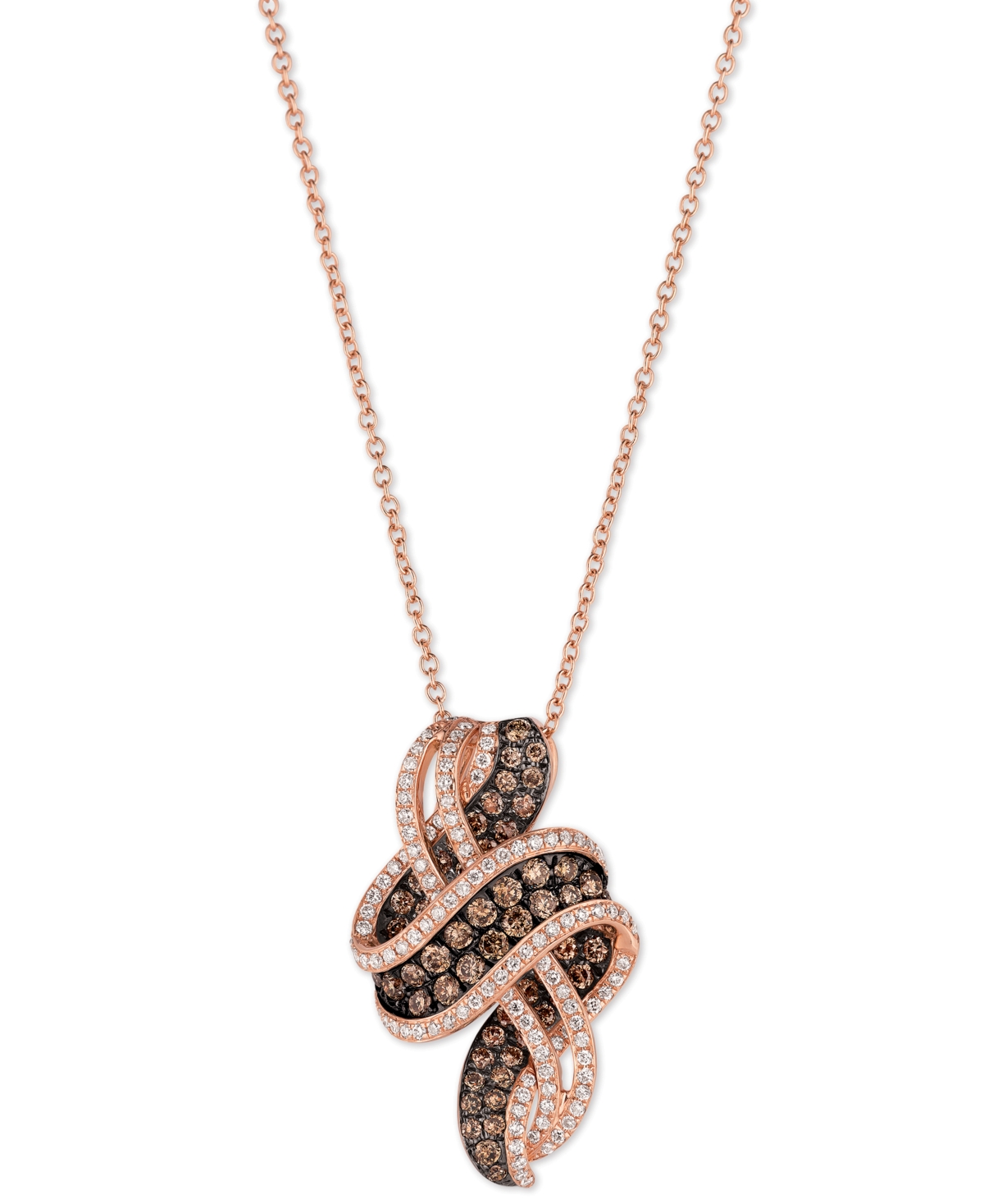 Click here for Le Vian Chocolate Diamond & Vanilla Diamond 18 Pen... prices