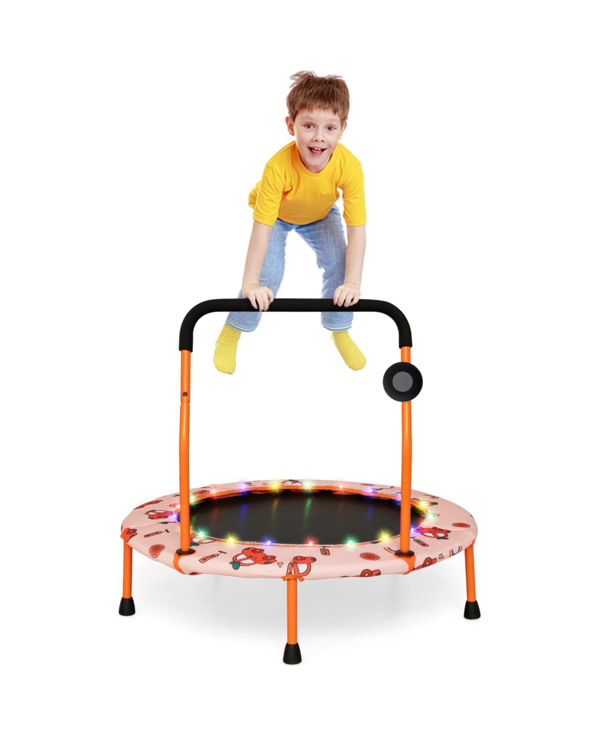 Click here for 36 Inch Mini Trampoline with Colorful Led Lights a... prices