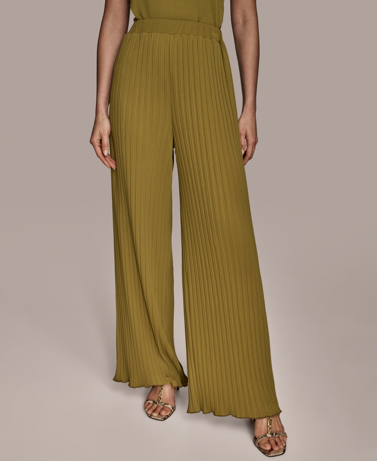 Click here for Donna Karan New York Womens Plisse Pull-On Pants -... prices