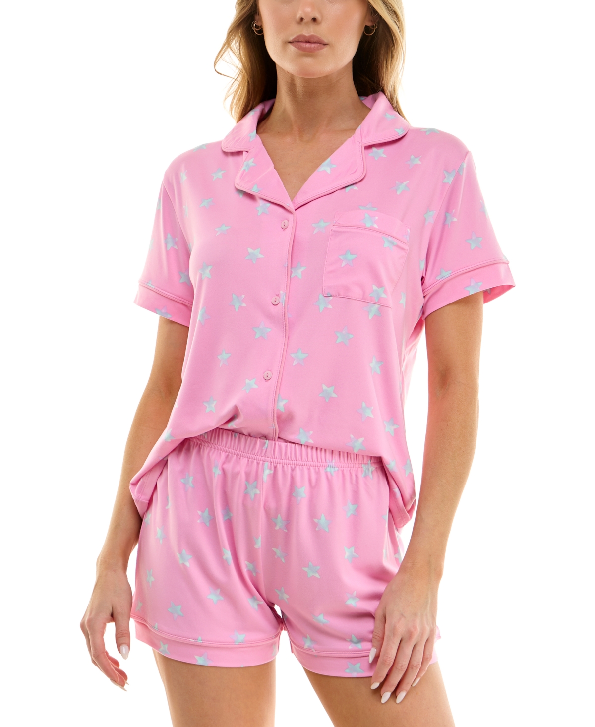 Click here for Roudelain Womens Yummy Notched-Collar Pajama Set -... prices