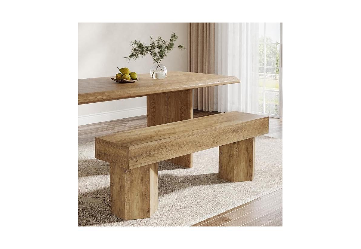 Click here for Tribesigns Wooden Dining Bench  41" Farmhouse... prices