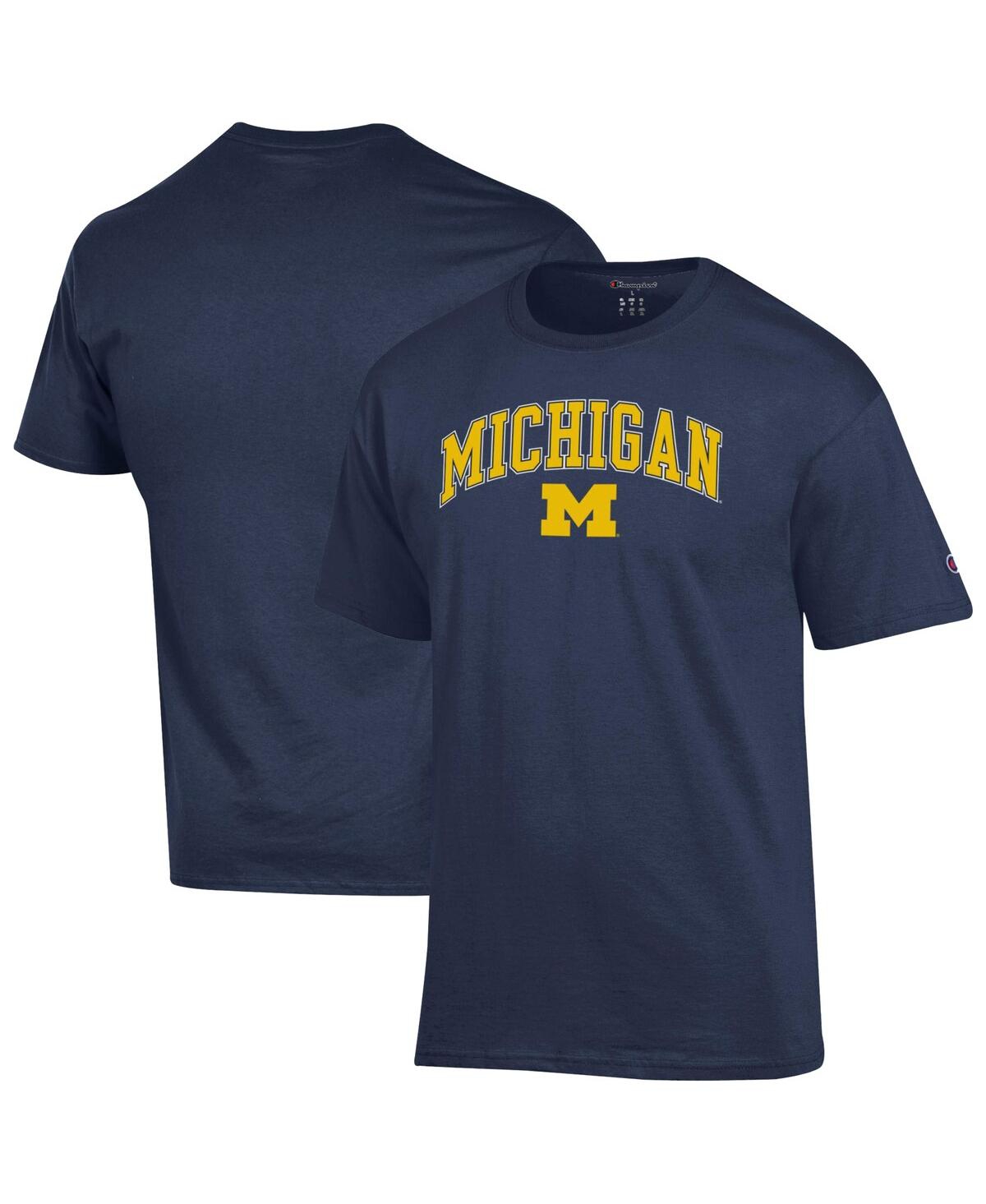 Click here for Champion Mens Navy Michigan Wolverines Arch Over L... prices