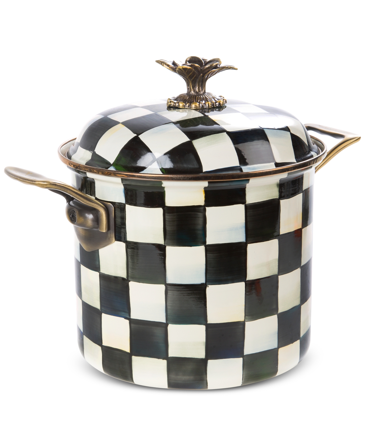 Click here for MacKenzie-Childs Courtly Check 7-Quart Enameled St... prices