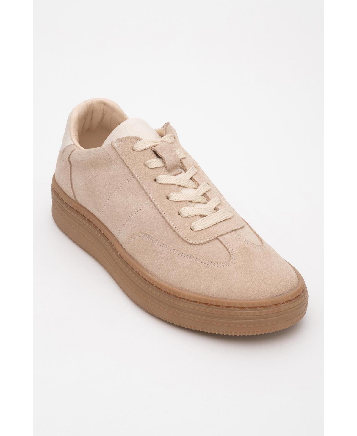 Click here for Fyore Leather Sneakers (Women) - Beige suede leath... prices