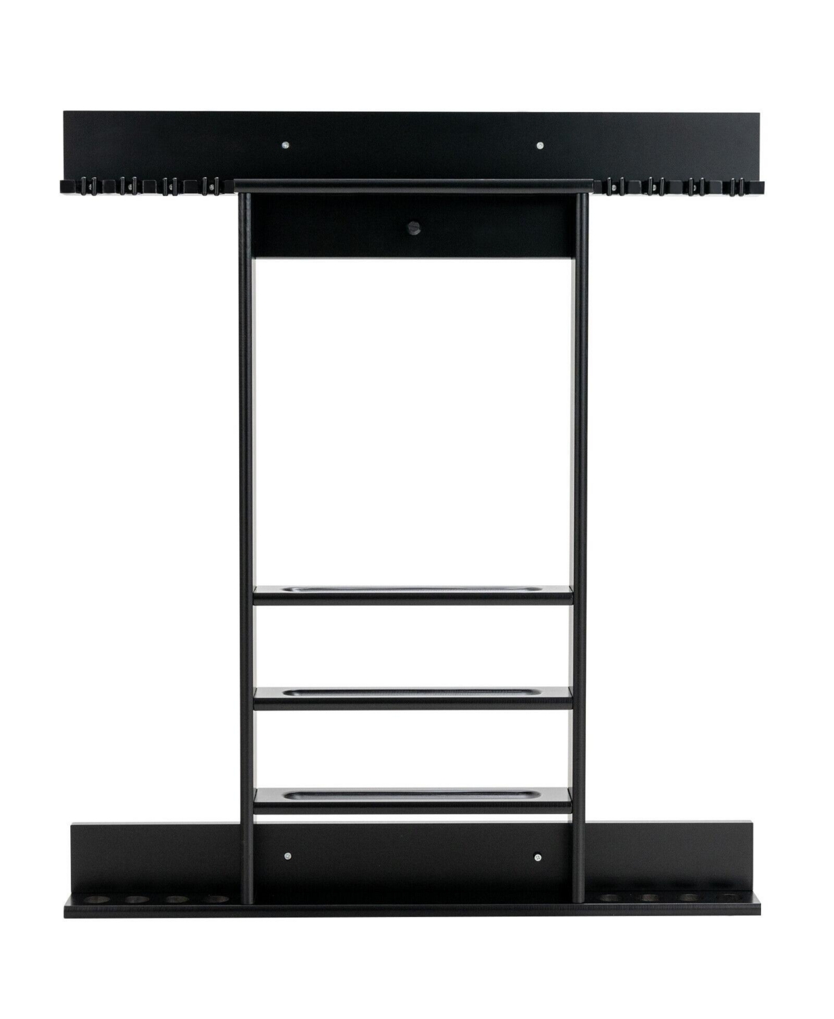 Click here for Wall-mounted Billiards Pool Cue Rack Only - Black prices